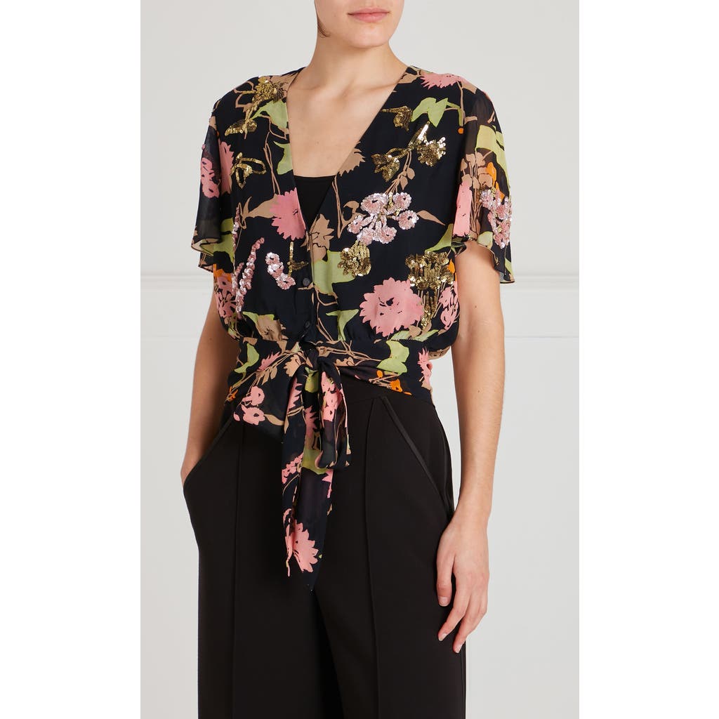TEMPERLEY LONDON Temperley London Maisie Blouse with Sequin Embroidery